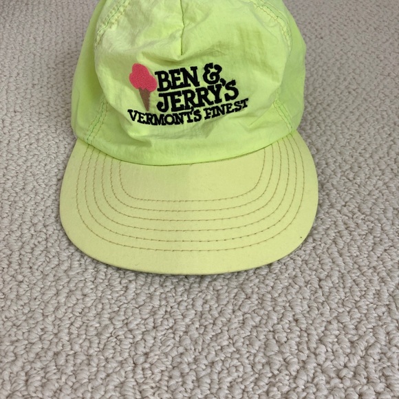 Accessories | Vintage Ben Jerrys Neon Snapback Hat | Poshmark